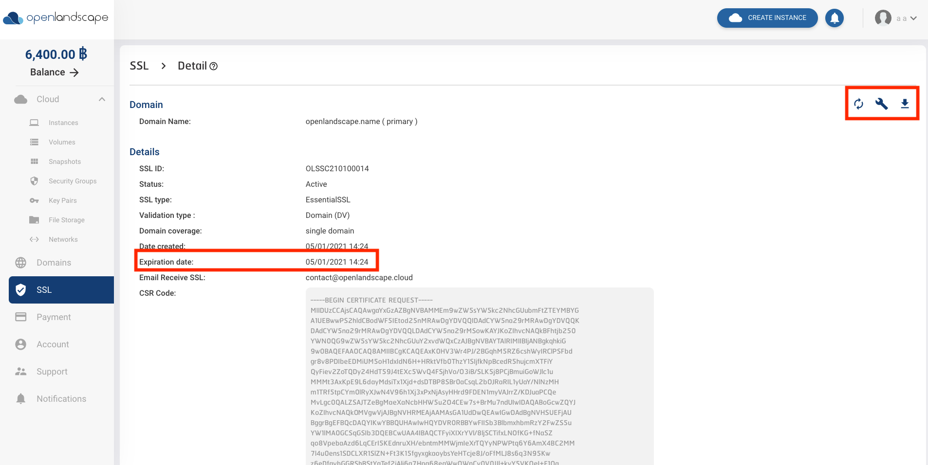 วิธีการจดทะเบียน SSL Certificate บน gate.openlandscape.cloud | OLS Community | Technology news ...